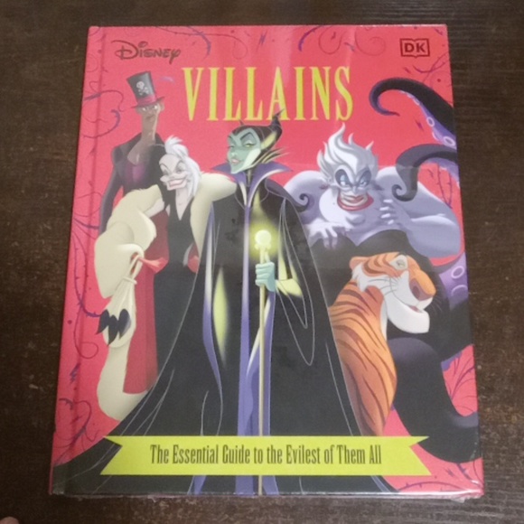 Disney | Toys | Disney Villains Hard Cover Book Brand New Factory ...